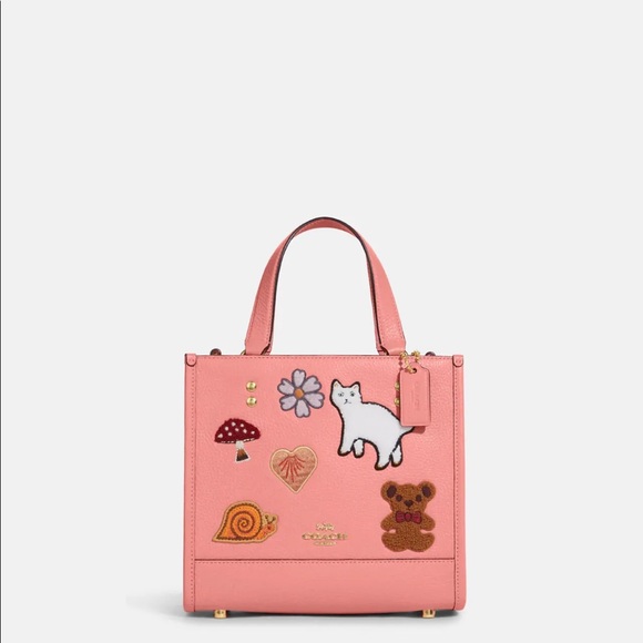 Coach | Bags | Nwt Coach Dempsey Leather Tote 22 With Creature Patches ...